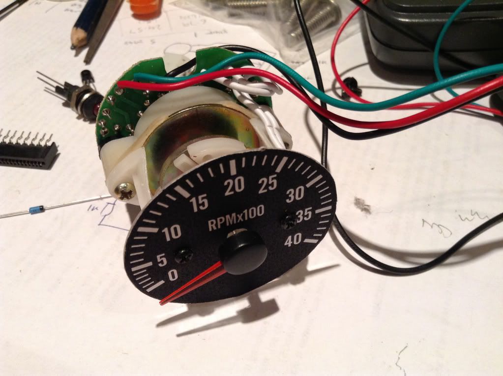 DIY tacho, rev counter.... My version of events... - Wheel Horse ...
